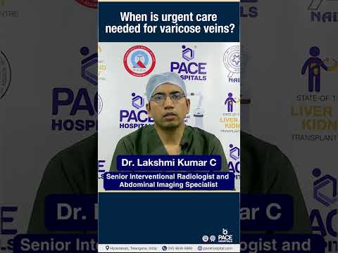 When is Urgent care needed for Varicose Veins? #Shorts | PACE Hospitals #Short #varicoseveins