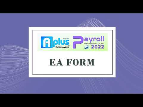 Aplus Software - How to email EA form to Employee