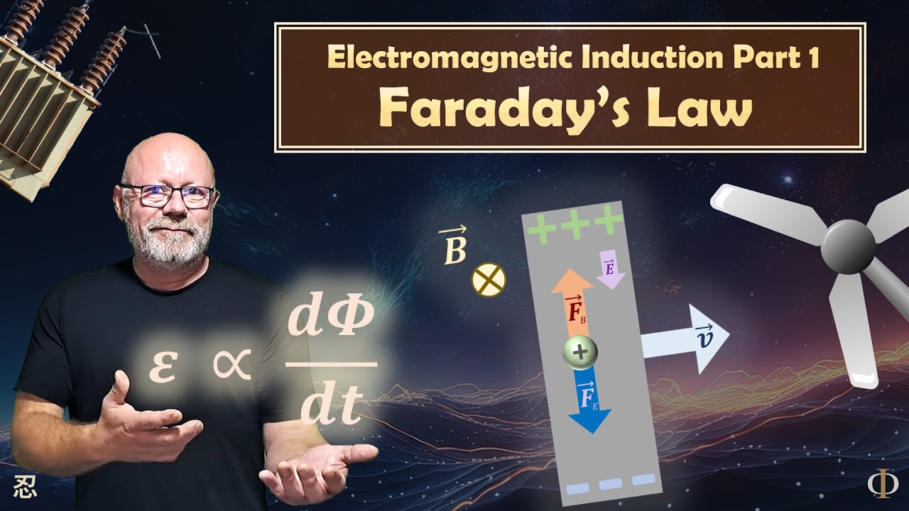 Faraday’s Law – Understanding Electromagnetic Induction PART 1 – High School Physics