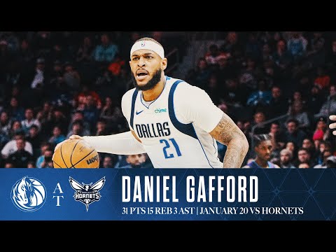 Daniel Gafford (31 Points - Career High) Highlights vs. Charlotte Hornets | January 20, 2025