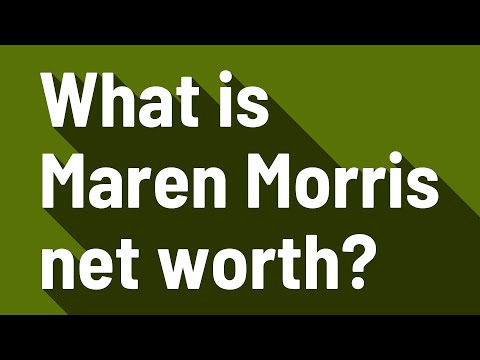 What is Maren Morris net worth?