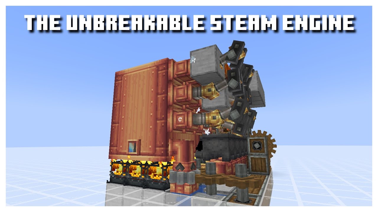 How Steam Engines Work and How to Build One! TUTORIAL  + Guide | CREATE MOD TUTORIAL