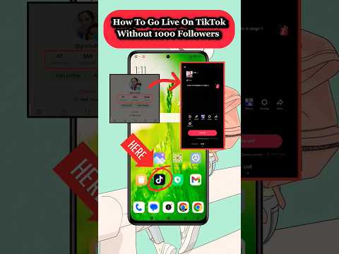 How To Go Live On TikTok App Without 1000 K Followers/ And Earn Money Online 2023