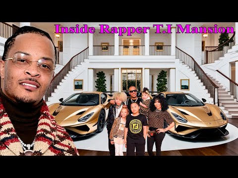 Rapper T.I.'s Atlanta Mansion ★ WIFE, 7 Children, Cars, Net Worth & Lifestyle (2025)