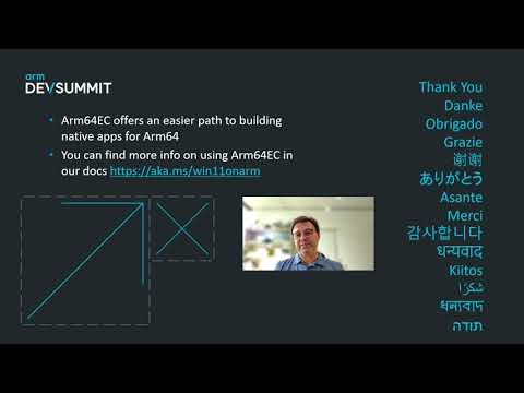 Porting applications to Arm64 using the Arm64EC ABI