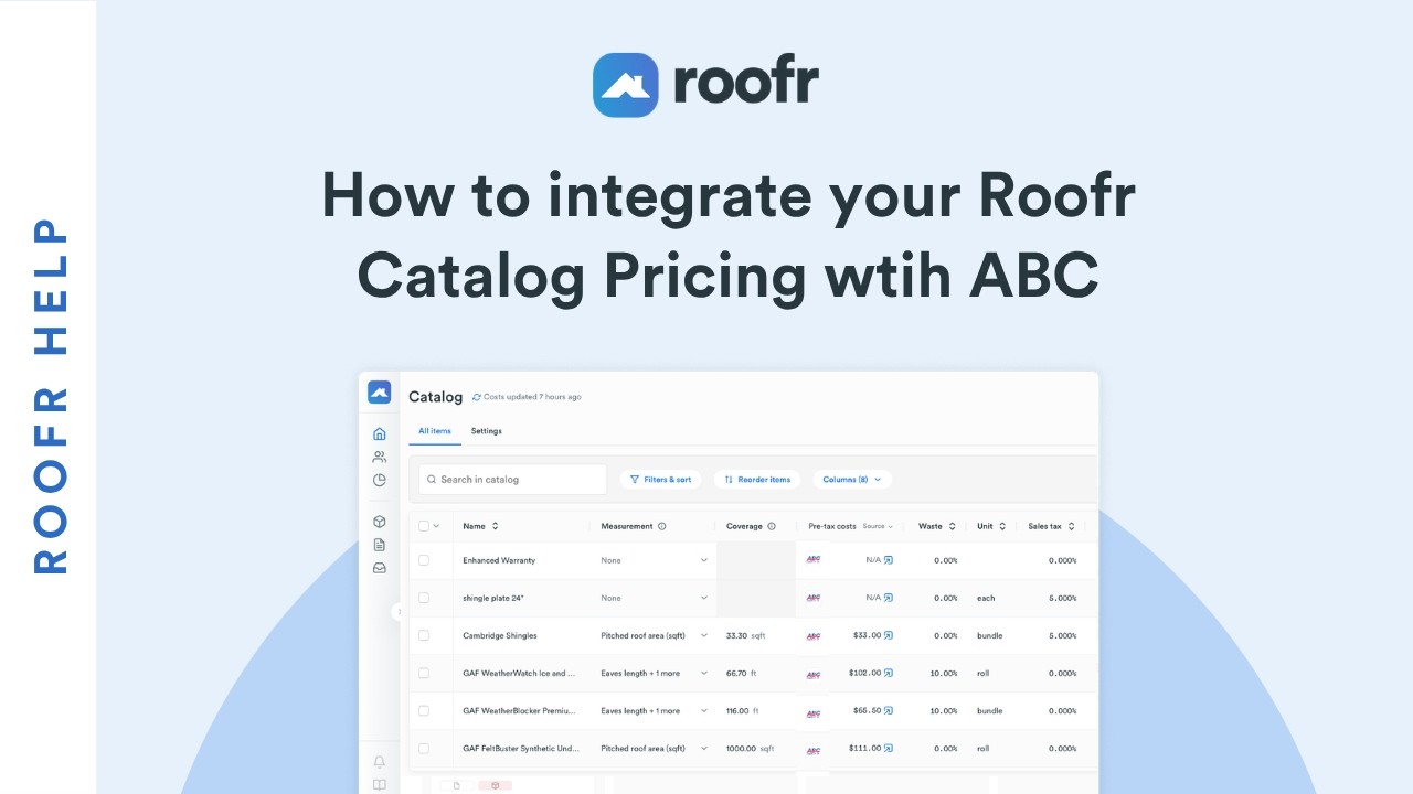 How to integrate your Catalog Pricing with ABC Supply