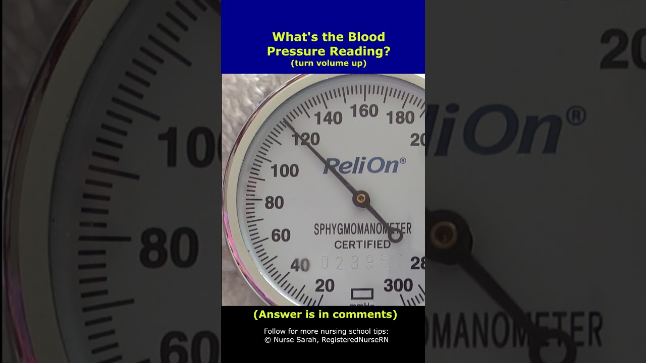 Manual Blood Pressure Check Off: What is this Blood Pressure Reading?