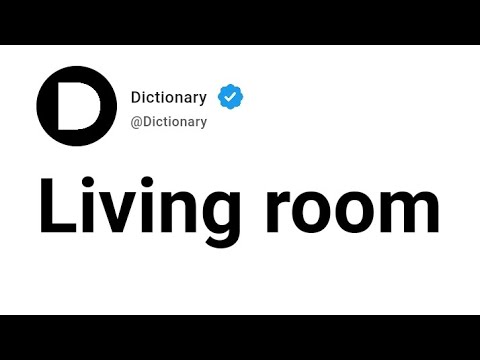 Living room Meaning In English