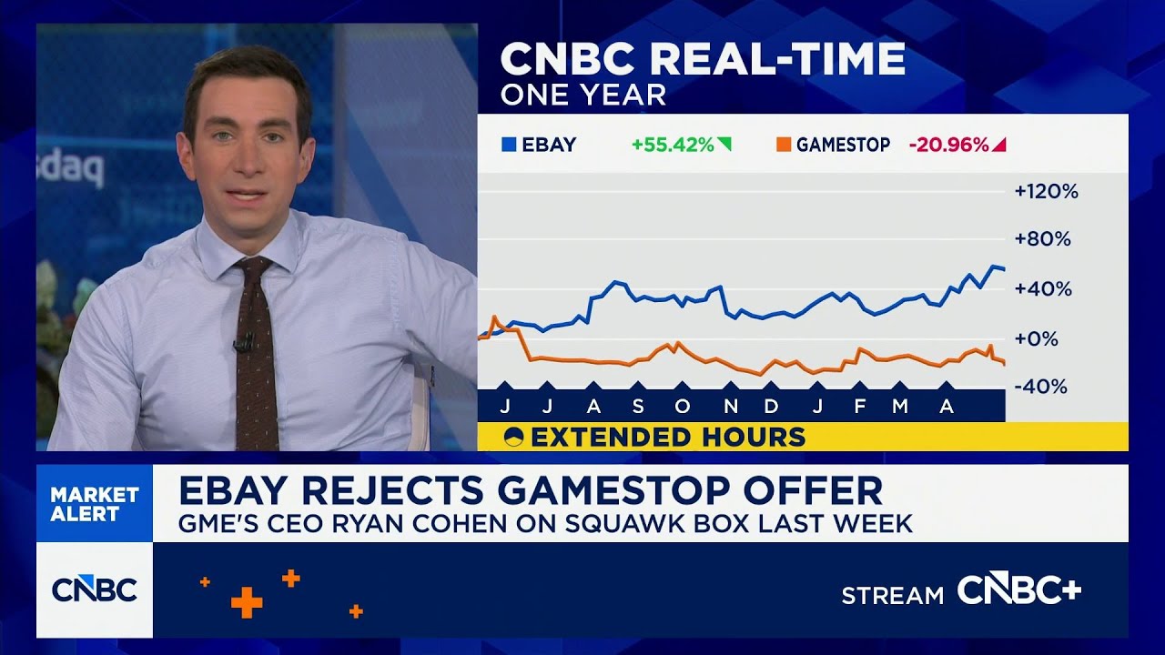 EBay rejects GameStop’s $56 billion takeover bid