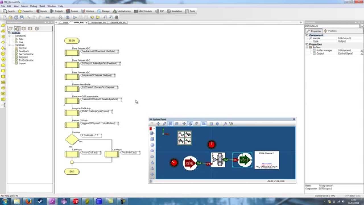 Flowcode 6 DSP PID Based Control