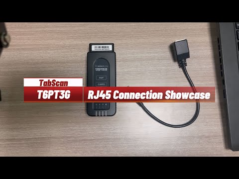 30 Seconds to Know T6PT3G RJ45 Connection Function #eucleia #tabscan #t6pt3g #j2534 #porsche #doip
