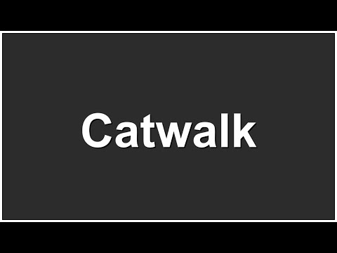 How to Pronounce Catwalk | Catwalk Dance & Fashion Term | Say Catwalk Like a Pro