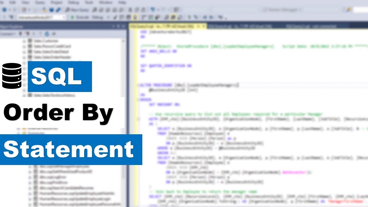 SQL ORDER BY STATEMENT | SQL TUTORIAL | SQL ORDER BY MULTIPLE COLUMNS #sql #datascience