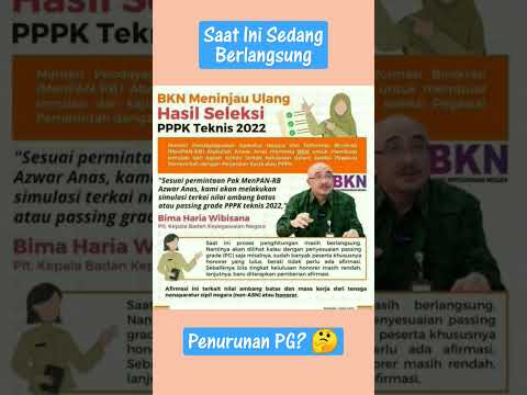 BKN Meninjau Ulang Hasil Seleksi P3K #shorts #pppk #perangkingan
