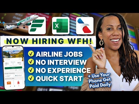 Airline Jobs & Remote WFH Hiring! 🎉 | Get Paid $37.26/hr | No Interview, No Experience Needed