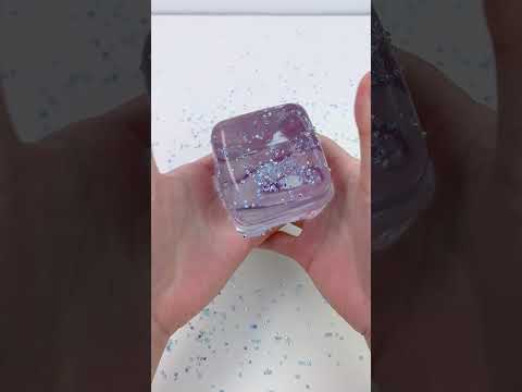 FUFUSQUISHY ASMR 🧊🧊Blue Crystal Round Cube