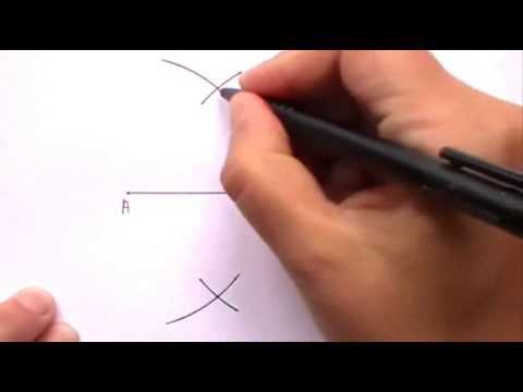 Perpendicular straight lines using the compass | Educación plástica y ...