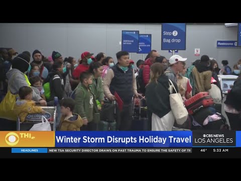Winter storm piles up delays, cancelations at LAX