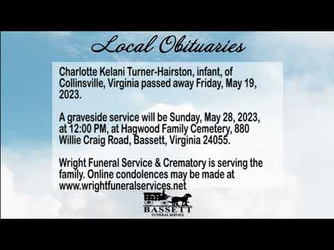 Obits for May 25, 2023