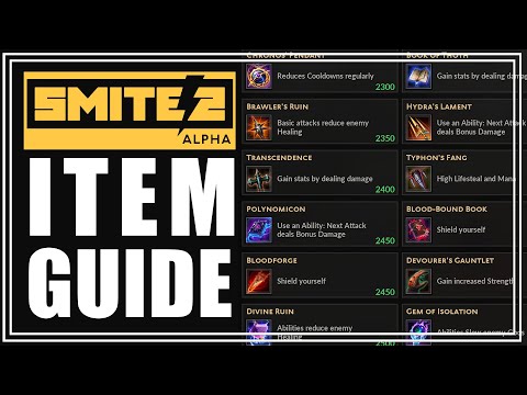 SMITE 2 BEGINNERS GUIDE TO ITEMS AND BUILDS!
