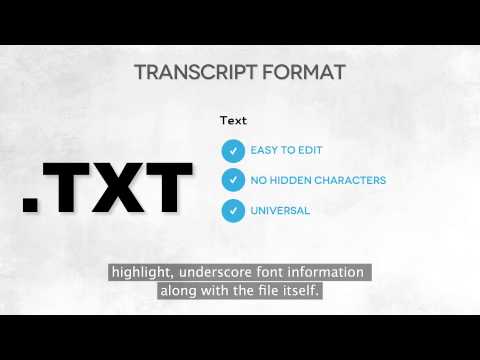 25 Transcription Format - Open & Closed Captioning Effectivity on a Budget