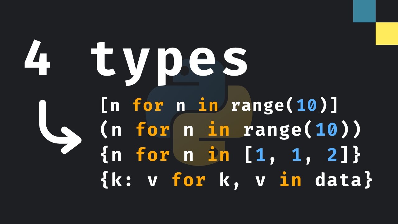 4 Types of List Comprehensions in Python Explained