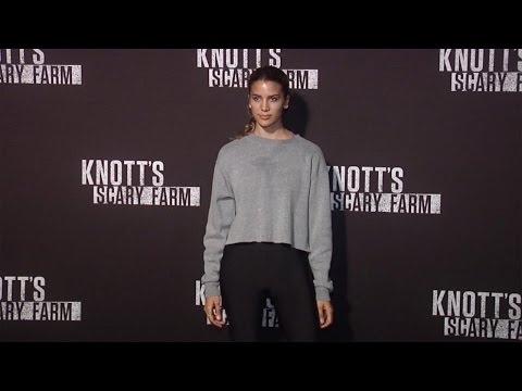 Kenya Kinski-Jones "Knotts Scary Farm 2016" Black Carpet