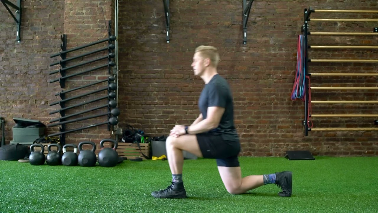 Half Kneeling Ankle Rocks - Ankle Mobility
