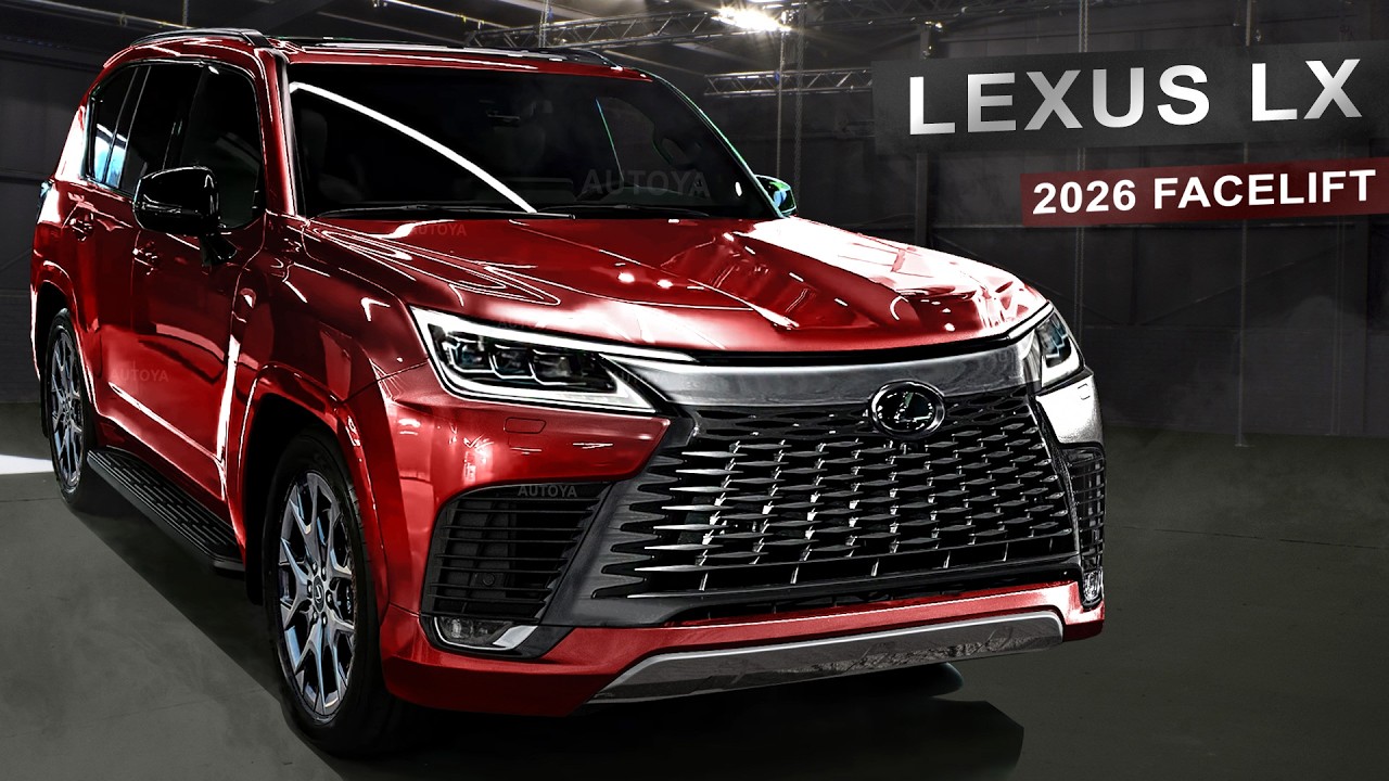 2026 Lexus LX 600 Gets Virtually Refreshed, Showcases New Digital Color Options - autoevolution
