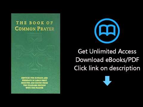 Download Book of Common Prayer - Large Print PDF