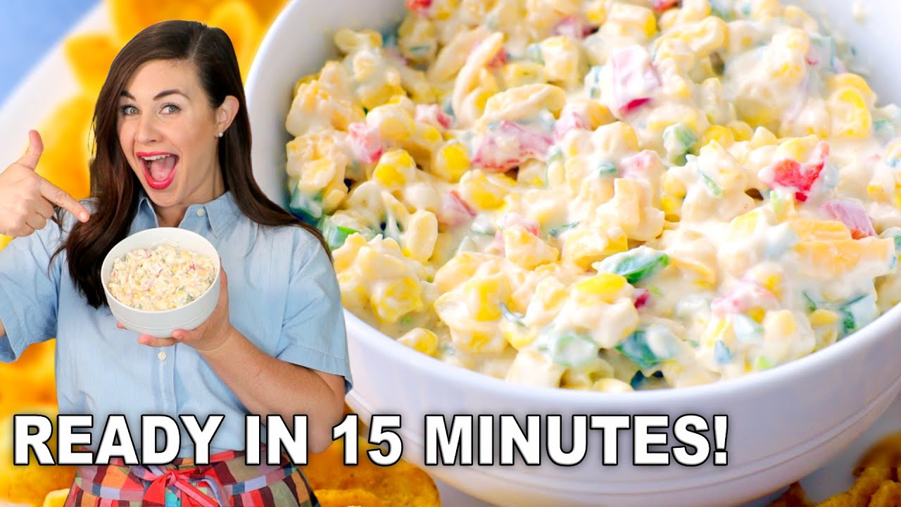 Addictive Mexican Corn Dip Recipe {FLAVOR-PACKED}!!!