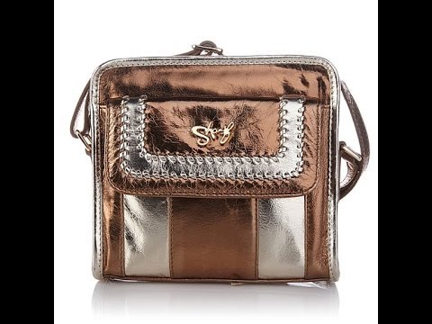 Sharif Silken Leather Organizer Crossbody Bag