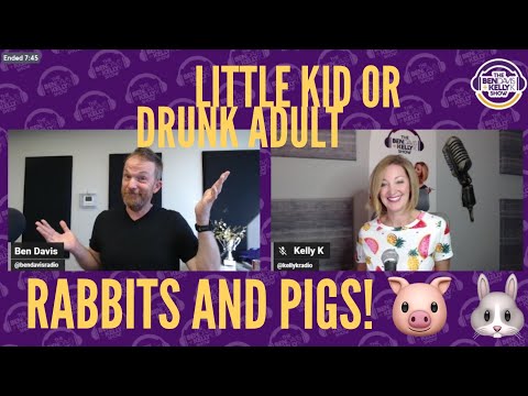 Little Kid or Drunk Adult: Rabbits and Pigs - 99.7 DJX