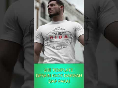 TEMPLATE DESAIN KAOS DAKWAH SIAP PAKAI FORMAT CDR #shortsyoutube