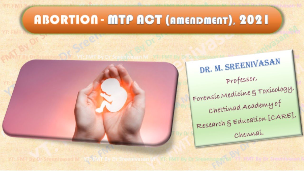 ABORTION: MTP (Amendment) ACT, 2021