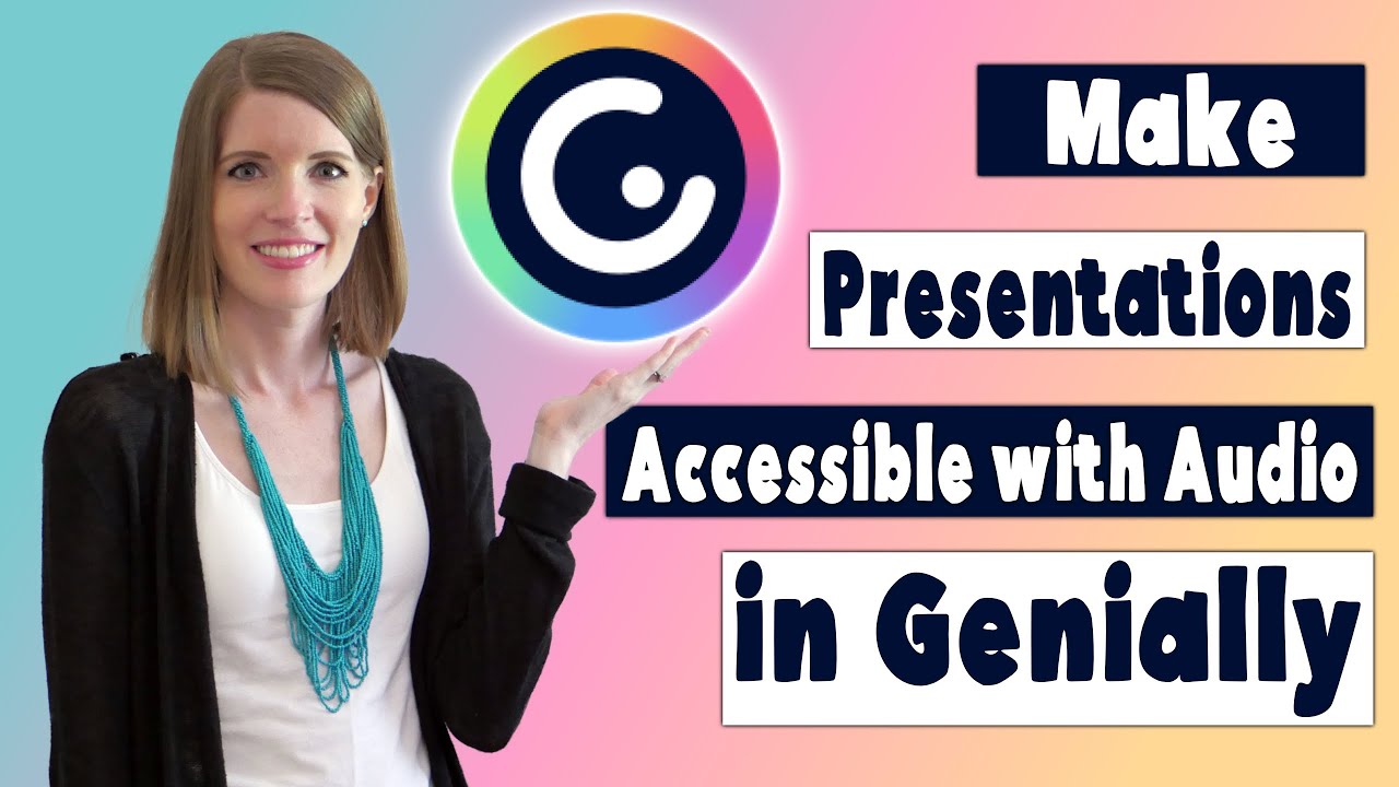 Genially Tutorial for Teachers Part 3 | Make Genially Presentations Accessible with Audio