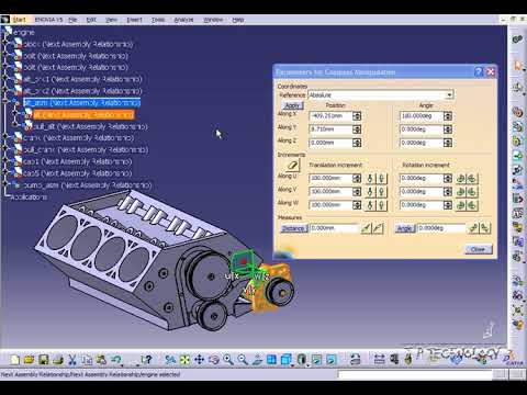 92 Compass Translation Assembly || CATIA V5 Tutorial