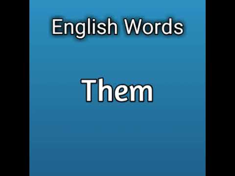#51 English Word | Them | Basic English Words #Shorts