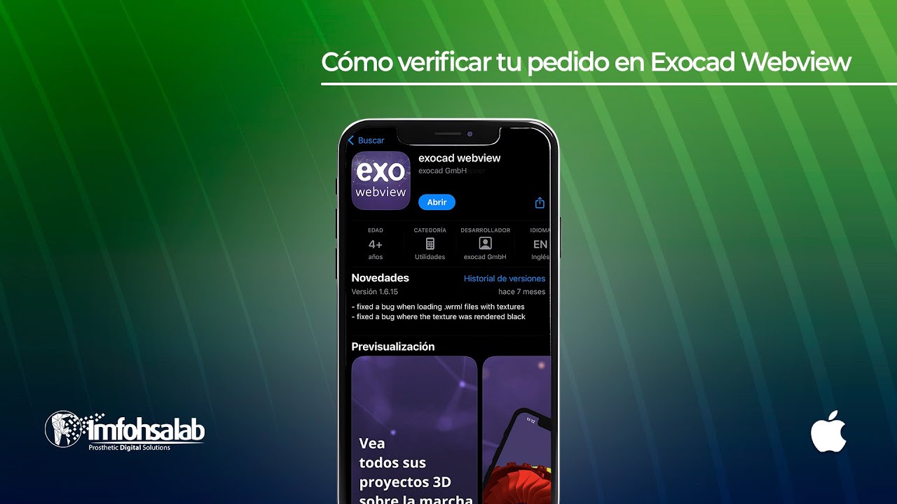 Cómo verificar tu pedido en Exocad IOS