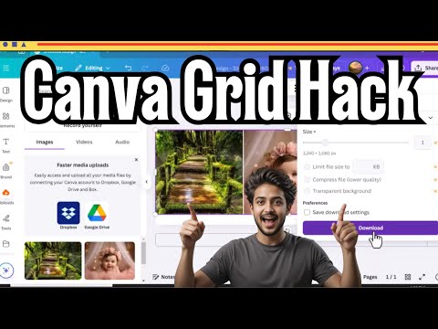 How To Make A 3 Grid Post On Canva - Detailed Tutorial