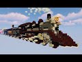 Steam train locomotive Minecraft Map