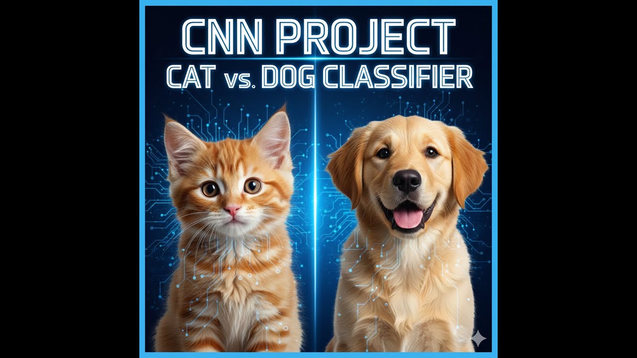 🔥 Simple CNN Project | Dog vs Cat Image Classifier Using Python, TensorFlow & Jupyter Notebook