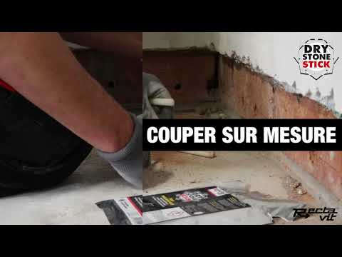 Drystone Stick: la solution la plus facile contre l'humidité ascensionnelle