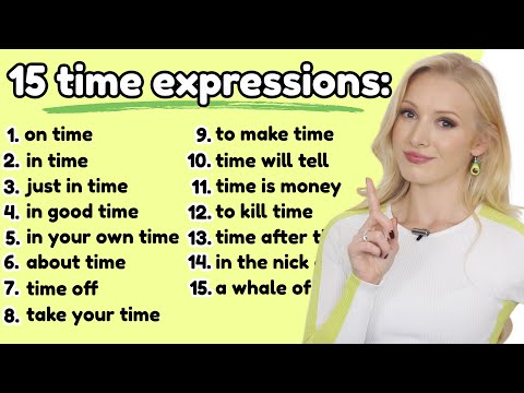 Learn 15 time expressions in English! (+ Free PDF & Quiz)