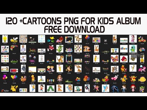 Cartoons Png for birthday Album Free Download 2024 | free download png | PARIDHI artography