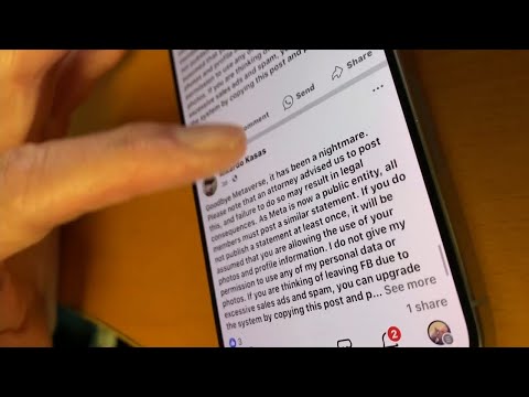 WHAT THE TECH? The latest Facebook hoax - Meta AI 'training'