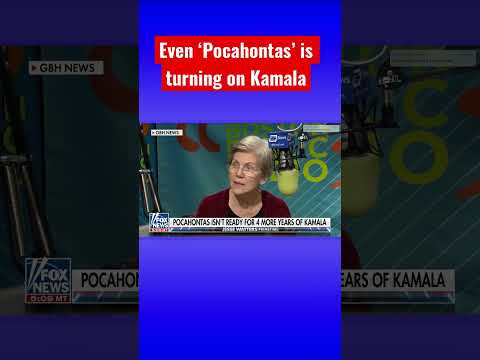 Elizabeth Warren doesn't appear ready for another 4 years of Kamala #kamalaharris #biden
