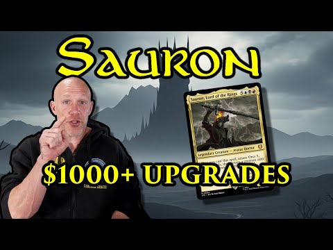 9 Nazgûl & The One Ring – $1100 Sauron LOTR Commander Deck Upgrade (EDH) !