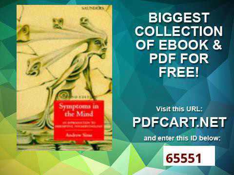 Symptoms in the Mind An Introduction to Descriptive Psychopathology