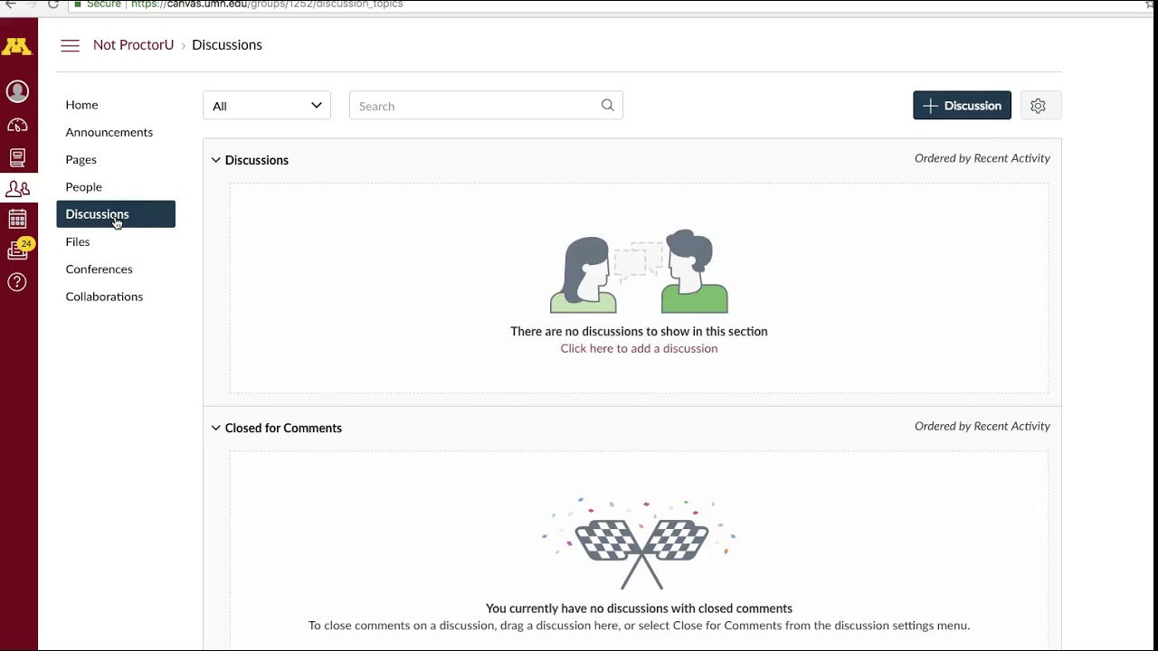 Students using Canvas Groups